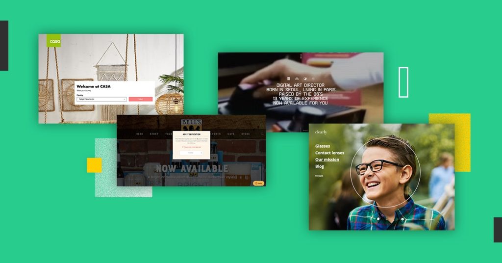 Splash Pages Explained & 9 Creative Splash Page Examples